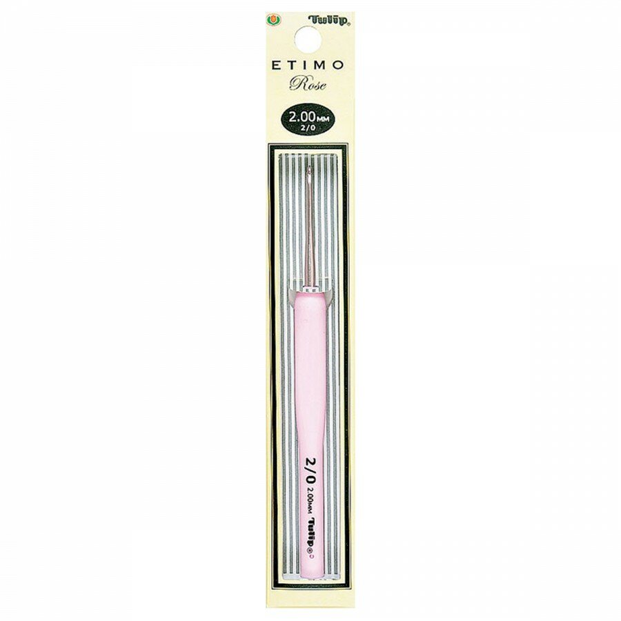 Крючок для вязания с ручкой ETIMO Rose 2мм, Tulip, TER-03e