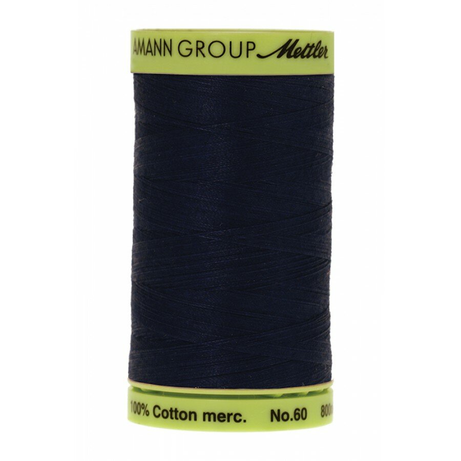 Нить для машинного квилтинга SILK-FINISH COTTON 60, 800 м 0825 Navy