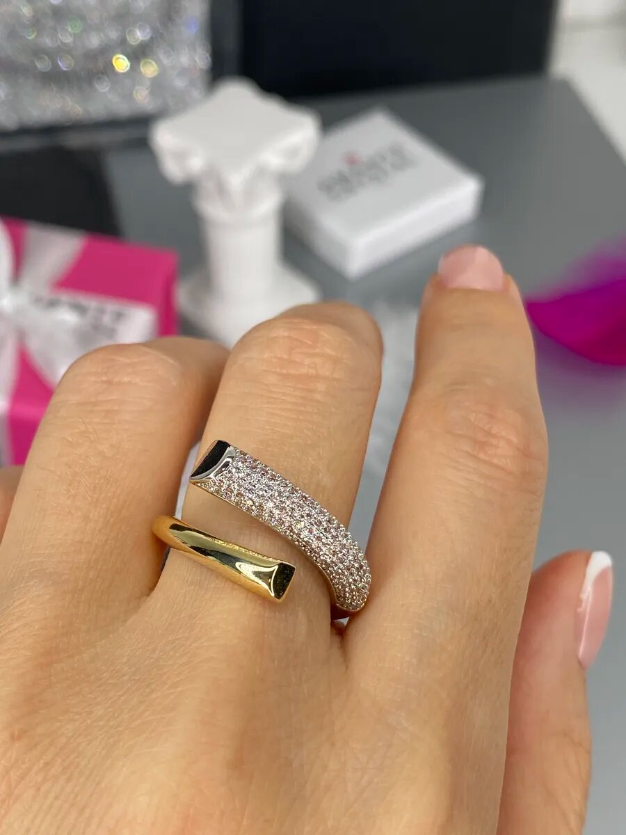 Кольцо, циркон, кристалл