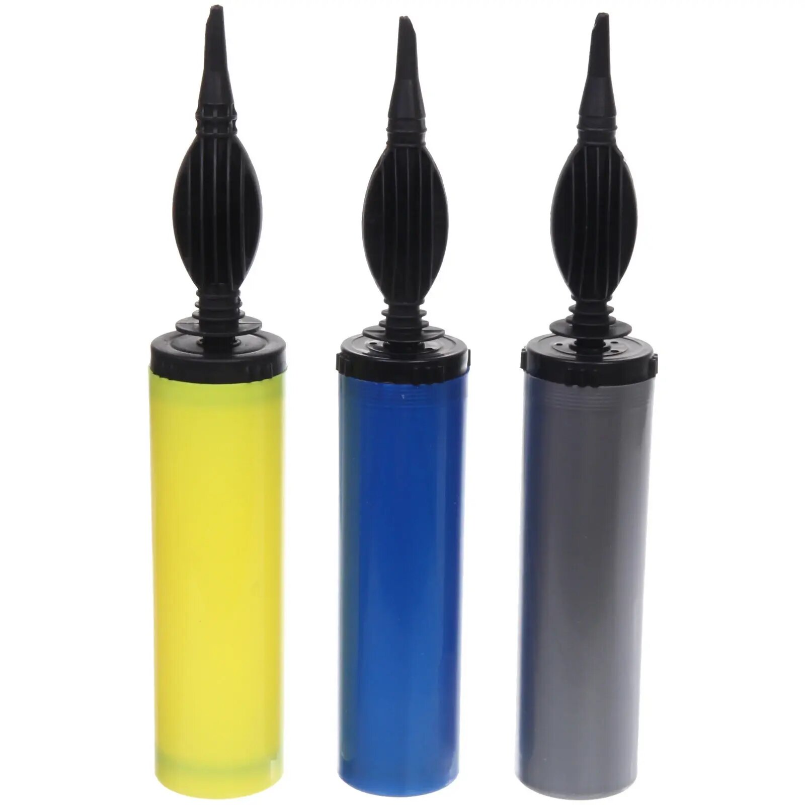 Ручной насос для воздушных шариков «Металлик», 28х4,8 см, 1 шт, удобный и практичный