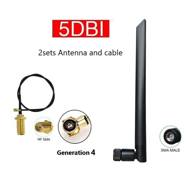 GWS 2p 5p 868 МГц 915 МГц Антенна 5dbi SMA Штекерный разъем GSM IOT антенна 21 см RP-SMA/u. FL Косичка Кабель типа 1 4 CE OEM оптом