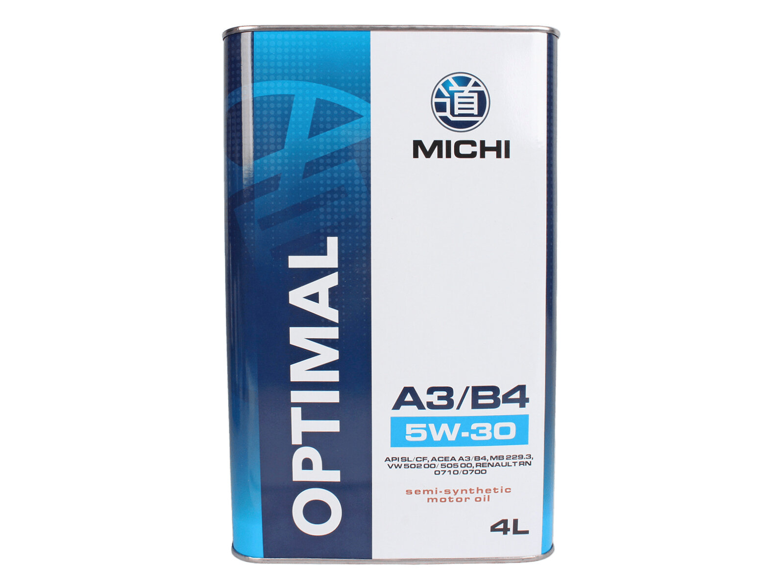 Масло моторное MICHI OPTIMAL 5W30 A3/B4 4л