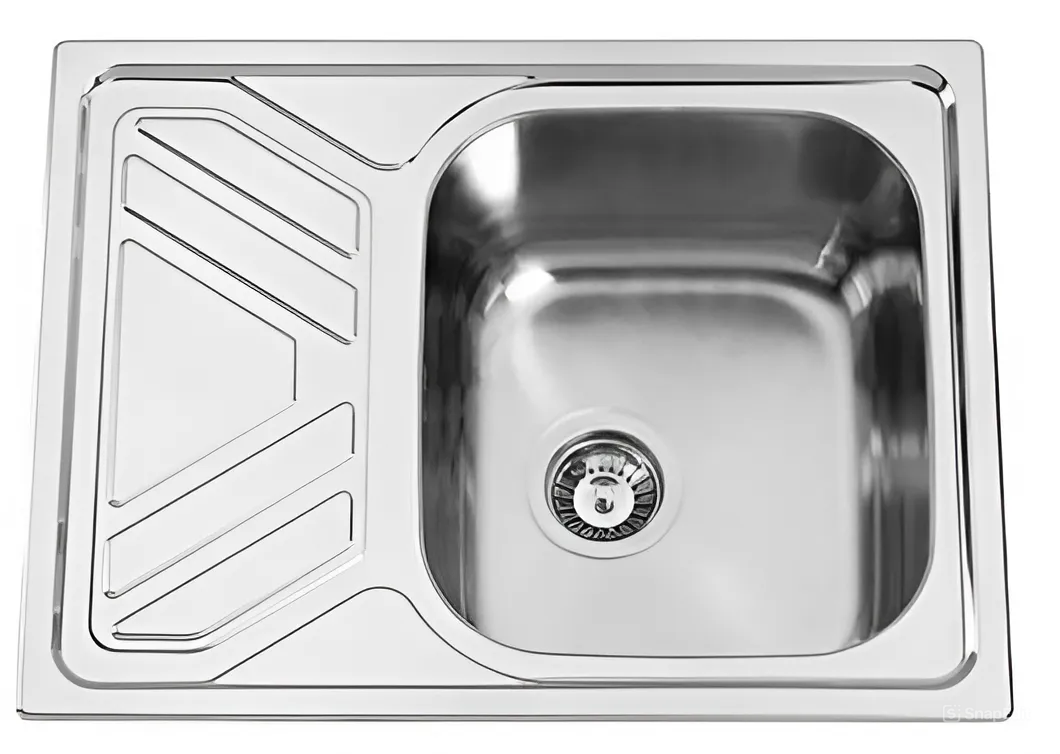 Кухонная мойка Rio Flat LUX - нержавеющая сталь, одночашечная, крыло-сушка, Rodi (Португалия)