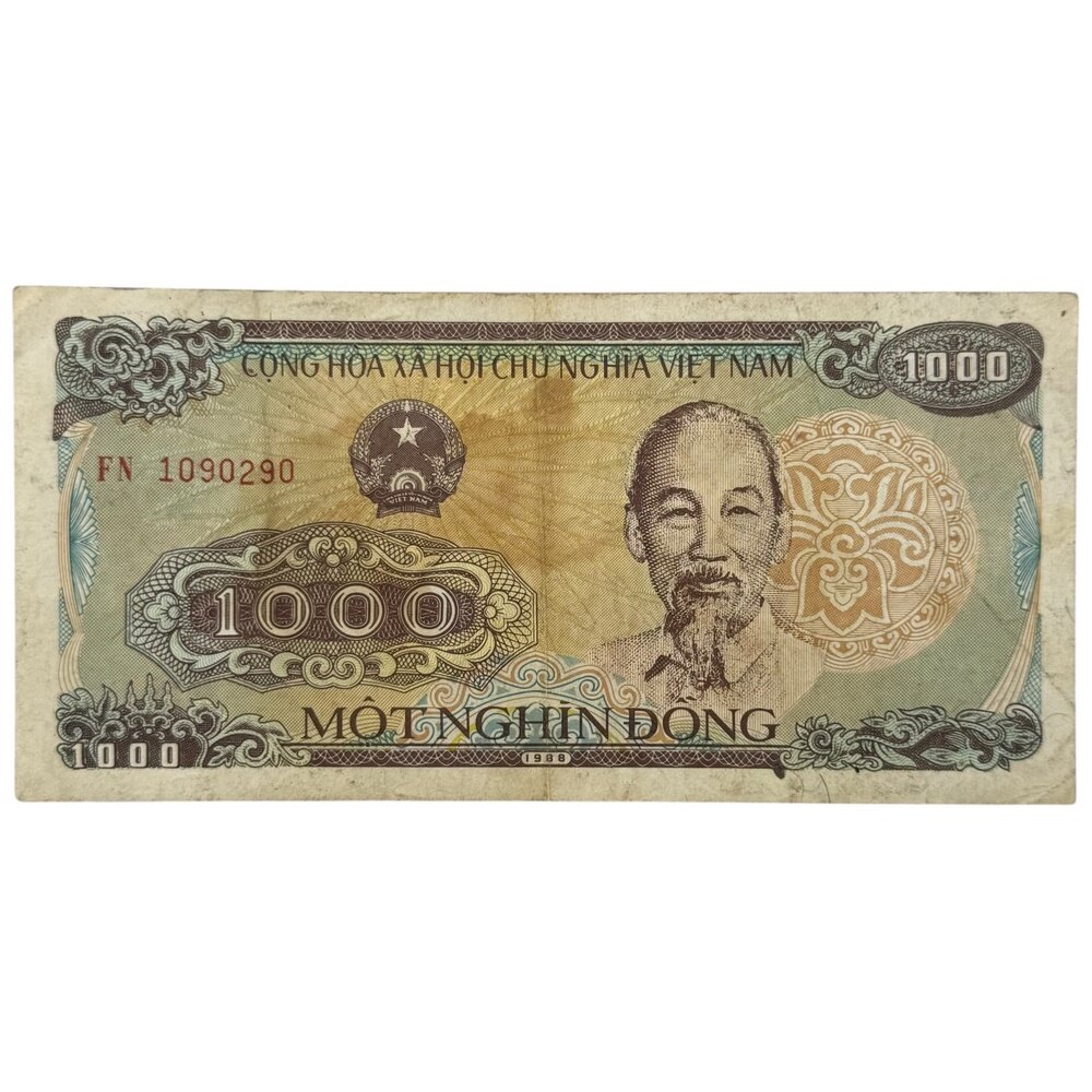 Вьетнам 1000 донгов 1988 г. (Серия FN)