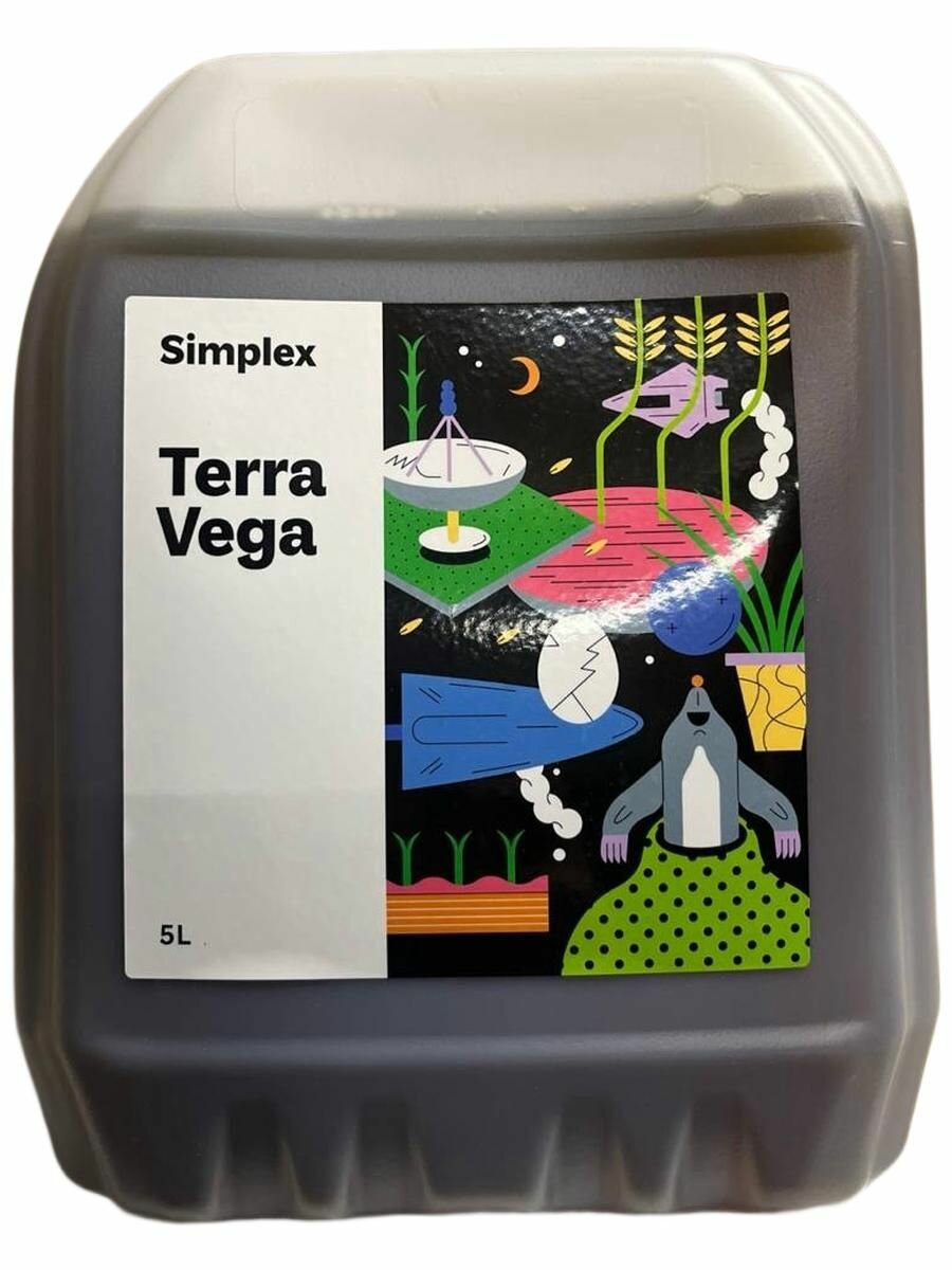 Удобрение универсальное на вегетацию для земли Simplex Terra Vega 5 л.