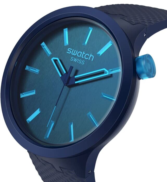 Наручные часы Swatch, синий — фото 1
