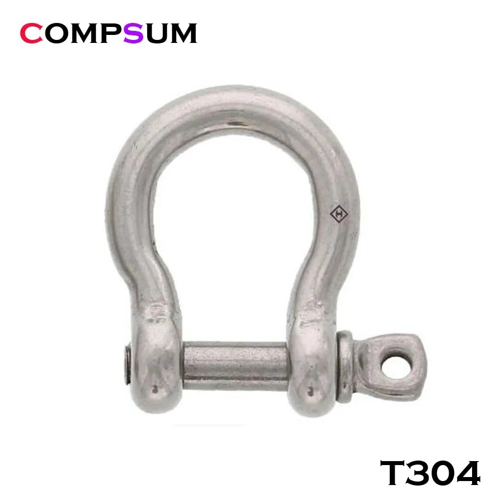 Стальная пряжка Compsum T304 для браслетов из паракорда M5