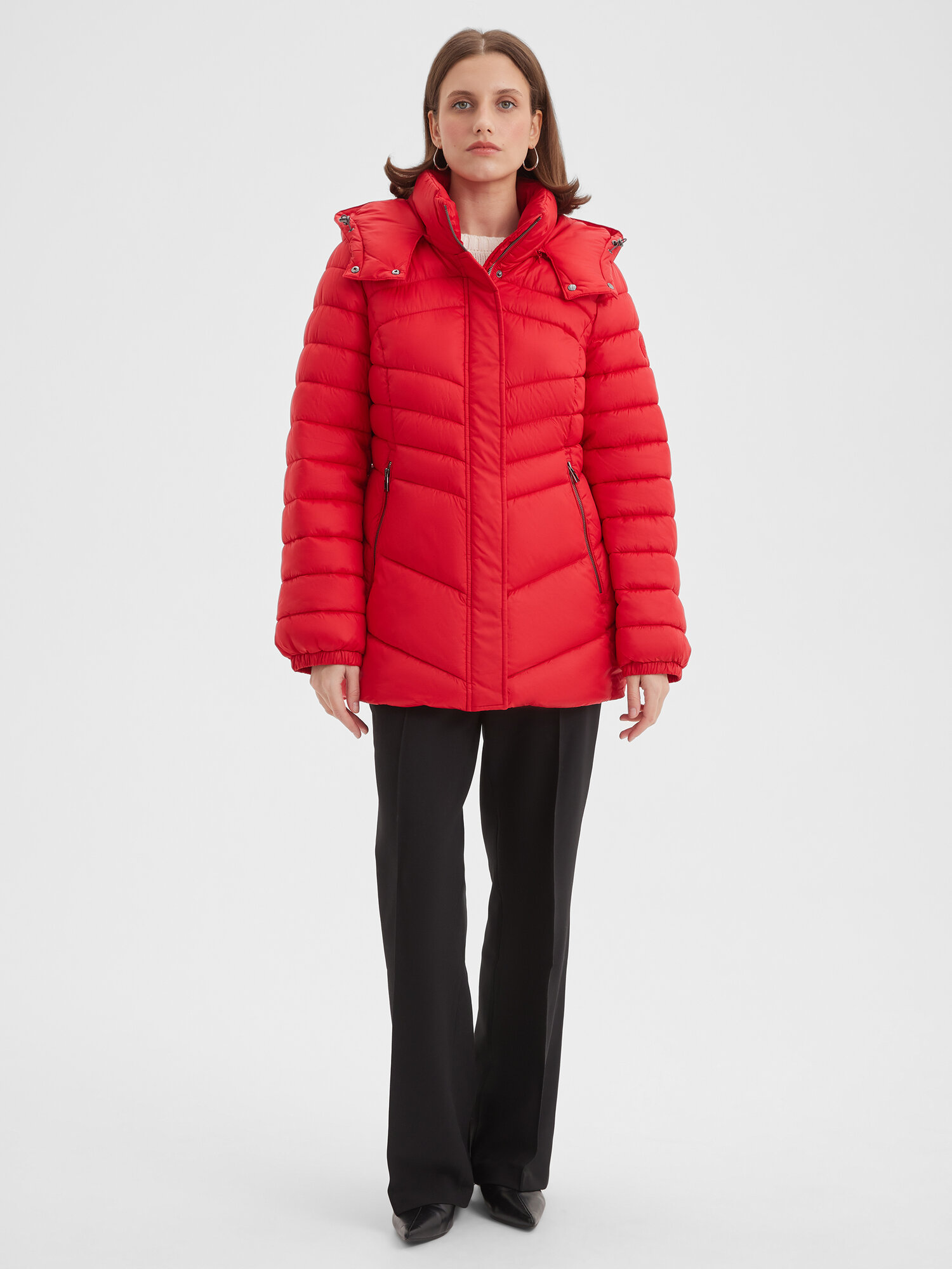 Куртка Gerry Weber Осень-зима 2024, размер 48, красный — фото 1