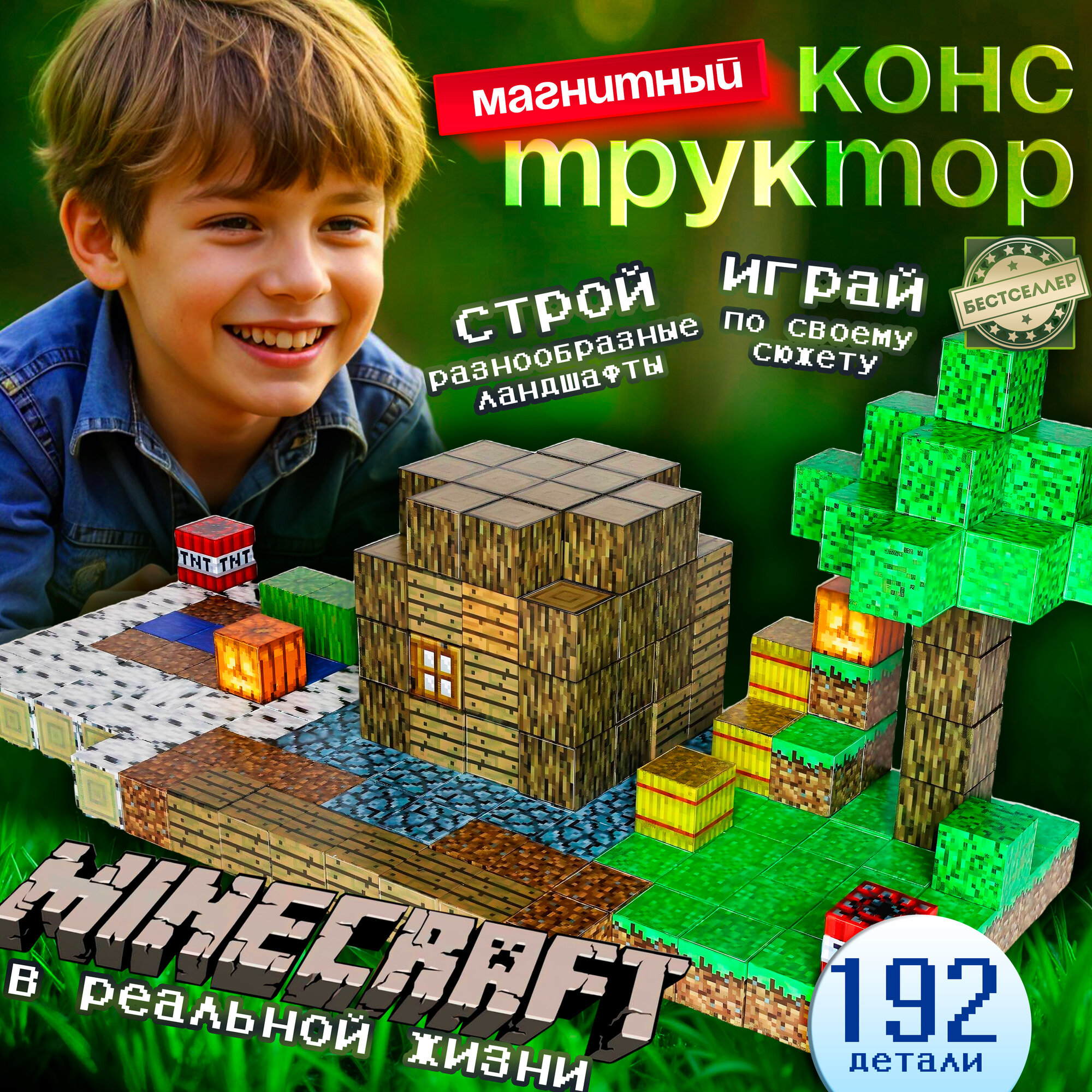 Конструктор магнитный