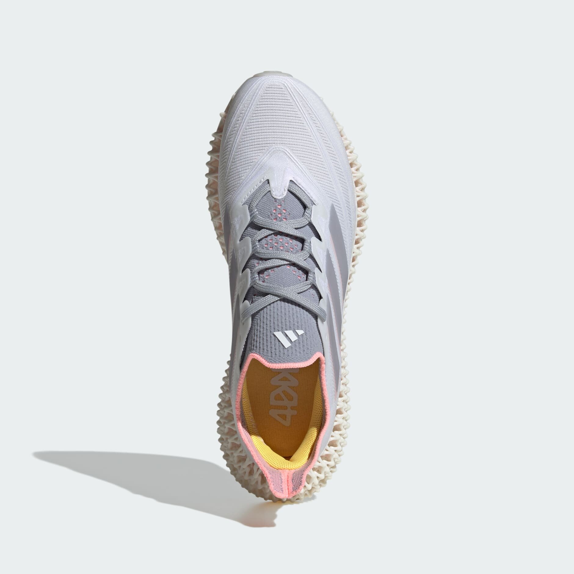Кроссовки adidas 4DFWD 4 W, размер 36⅔ EU, белый/серый/розовый — фото 1