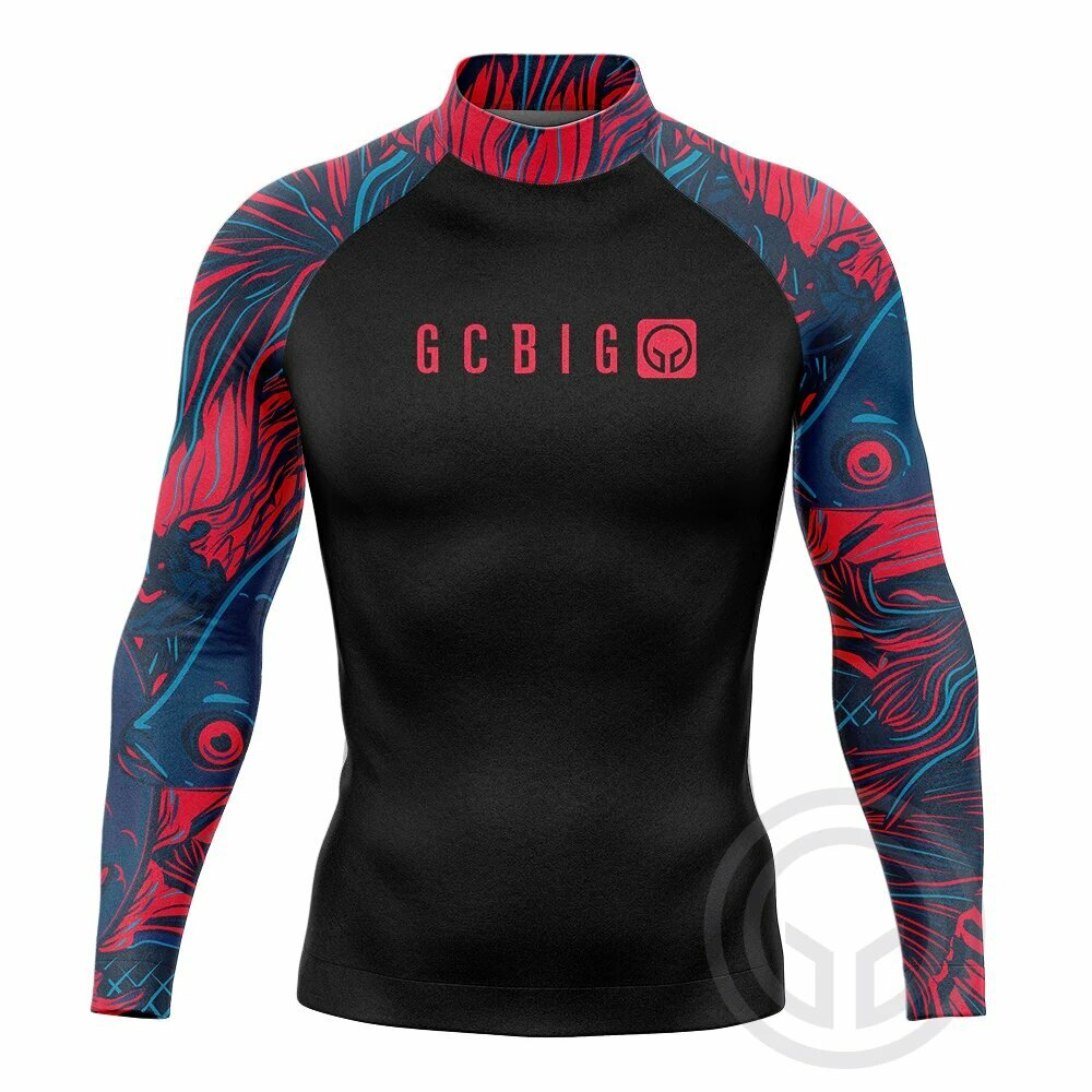 Мужская одежда для серфинга, мужской плавающий костюм с длинным рукавом, футболка для XXL, 9