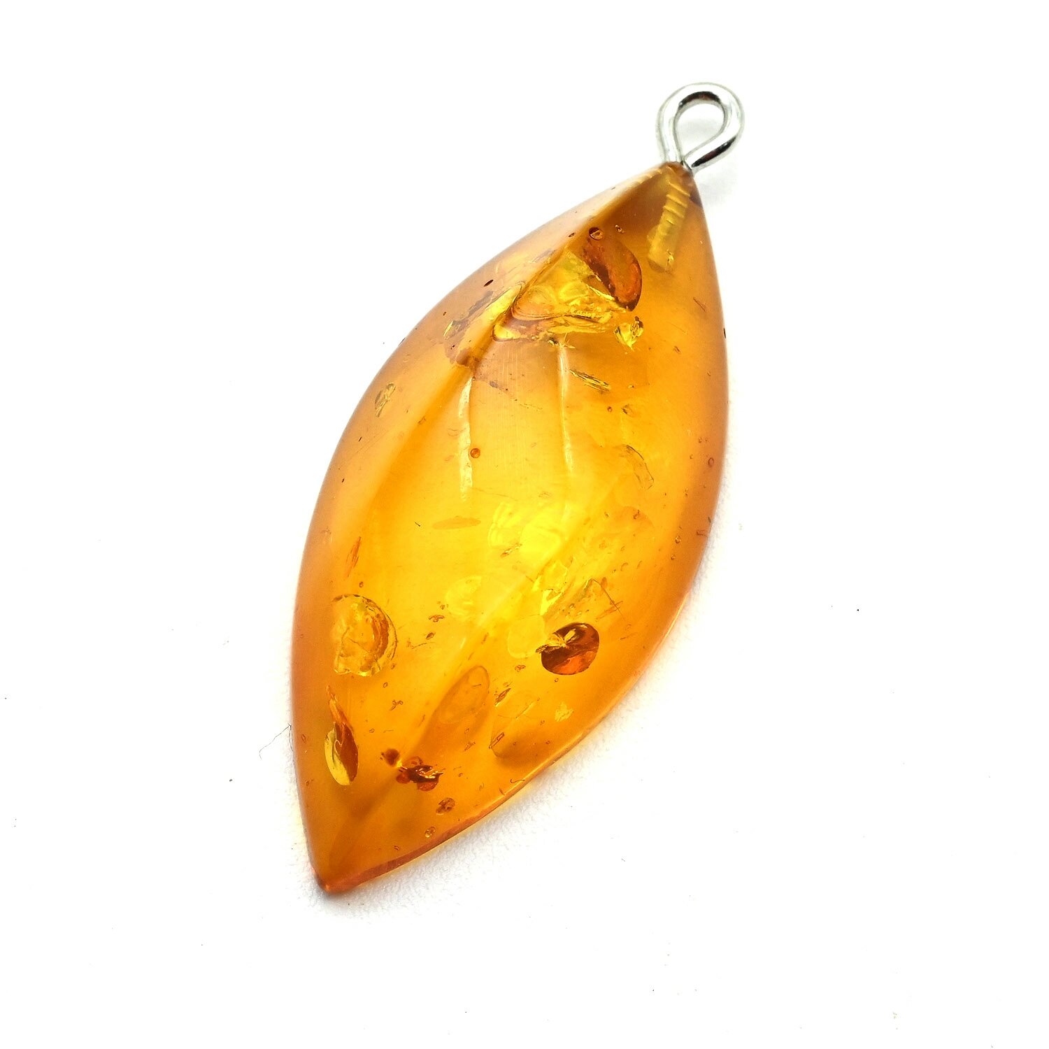 Подвеска, янтарь синтетический