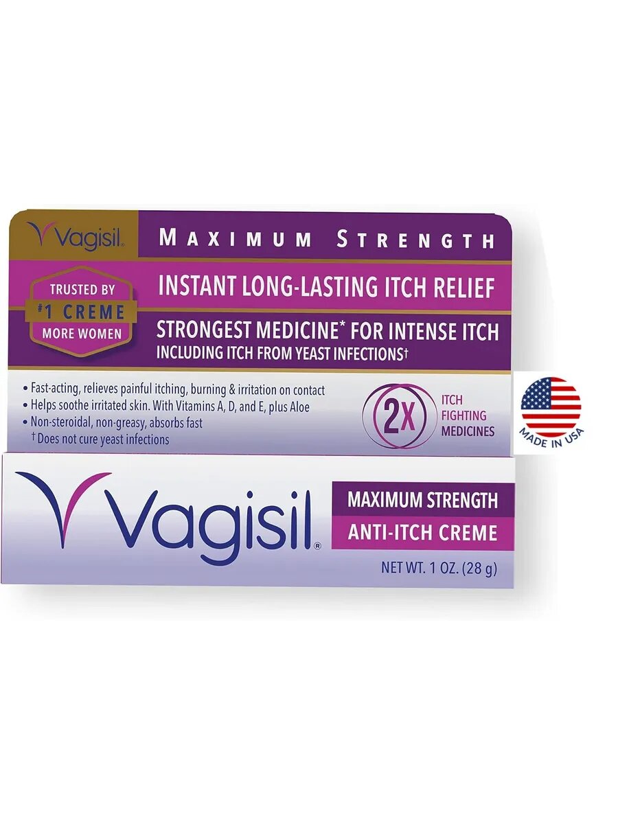 Vagisil Maximum Strength крем от зуда