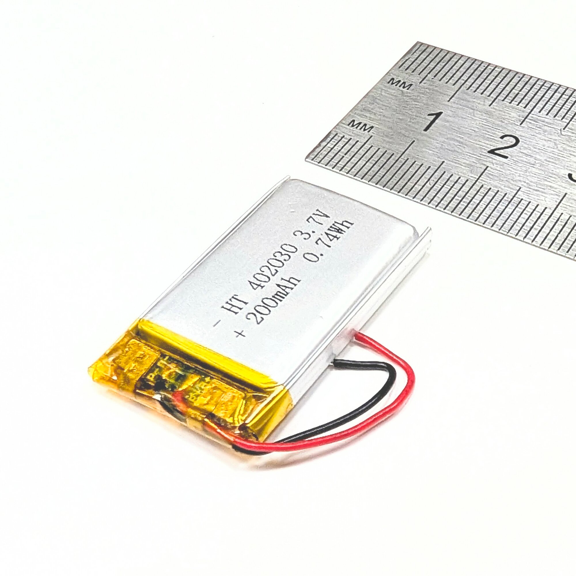 Аккумулятор Li-Pol 402030 (батарея) 4*20*30мм 2pin 3.7V/ 200mAh