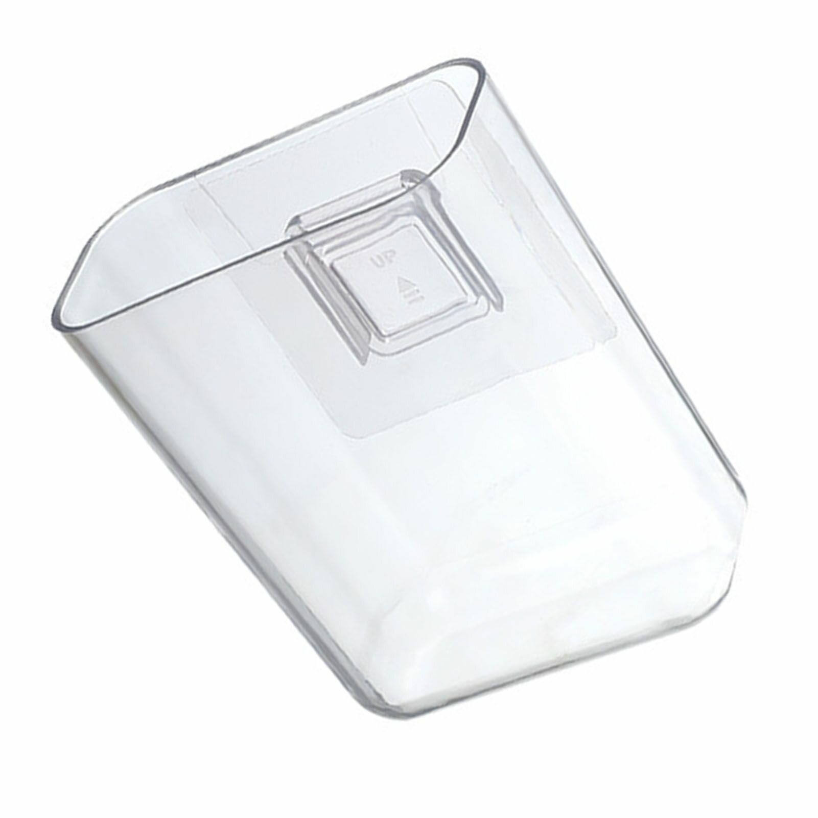 Настенный органайзер из прочного пластика, прозрачный дизайн, простой в установке настенный держатель для пульта дистанционного управления для спальни, гостиной, маленький (4,7x4,0x2,0 дюйма)