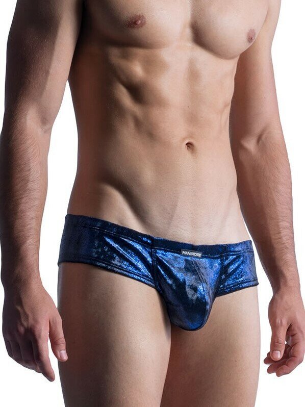 Трусы-брифы "M858 Cheeky Briefs - Blue" / Manstore / Синий / Размер S
