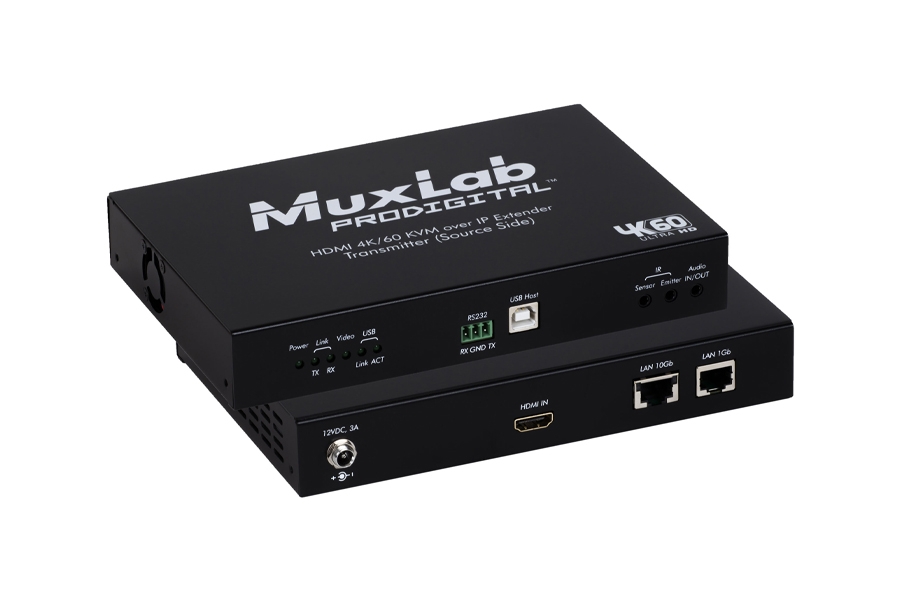 Передатчик HDMI KVM OVER IP MuxLab [500760-TX-KVM] , поддержка 4К60 (SDVoE)