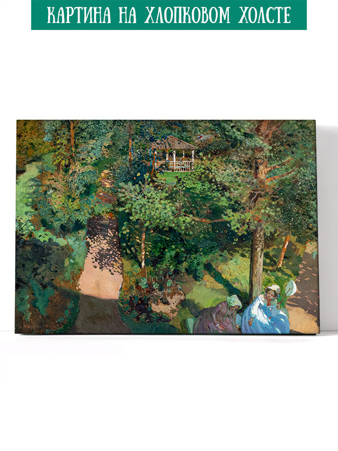 Интерьерная картина на хлопковом холсте/Конфиденции (Тайные признания). Константин Сомов, 50х70 см