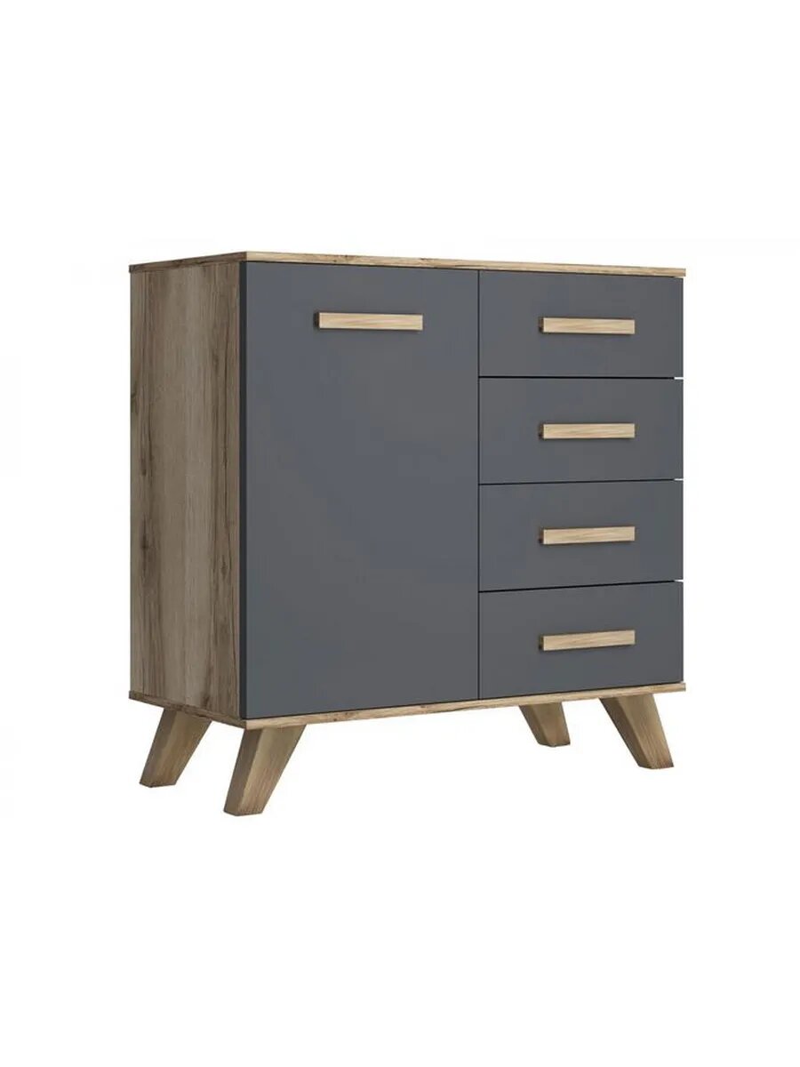 Комод Кураж Вега Скандинавия Дуб Каньон / Силк флай