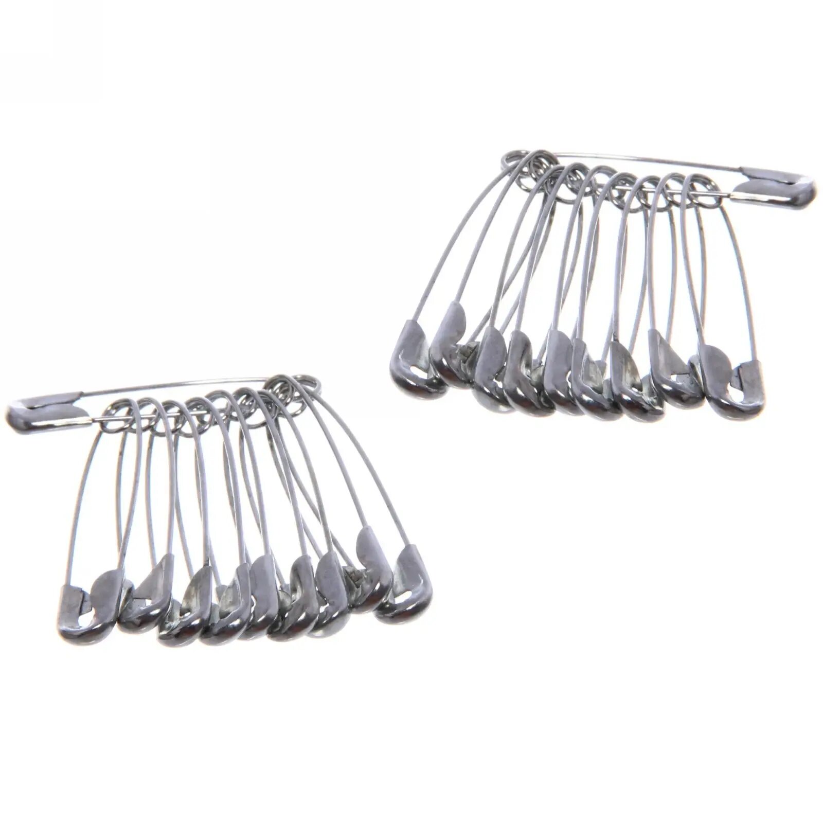 Булавки английские «Серебро» 3см, 20шт, безопасные, металлические, для шитья