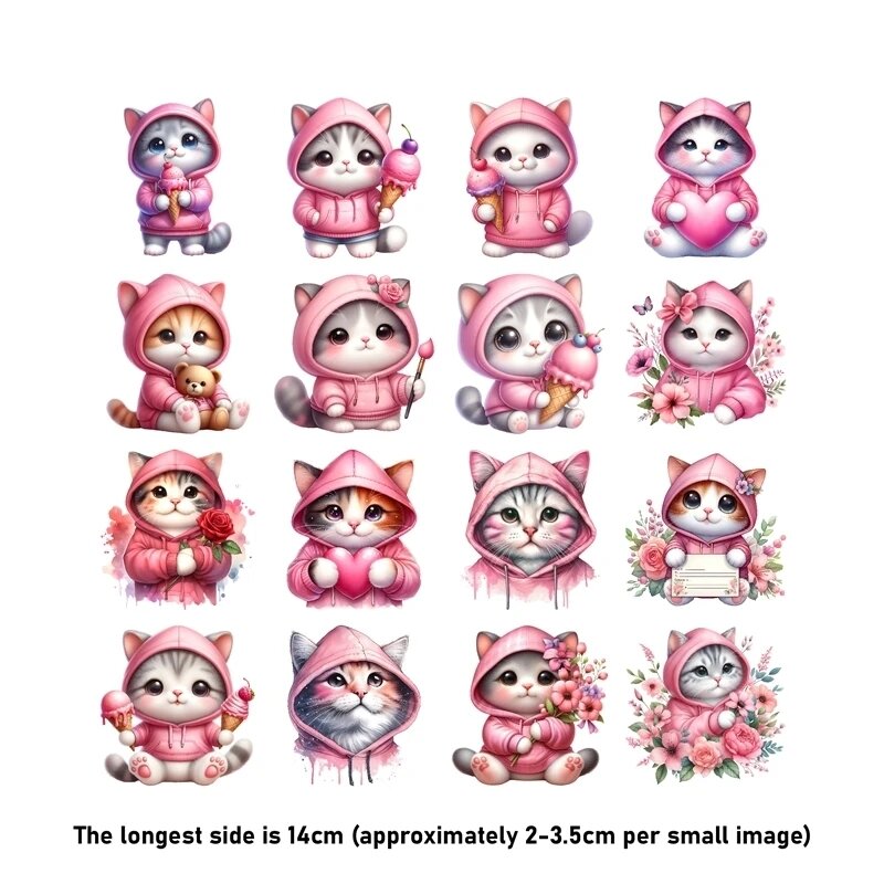 Термонаклейка мультяшные животные Deca Розовый, ZJC-0008-1