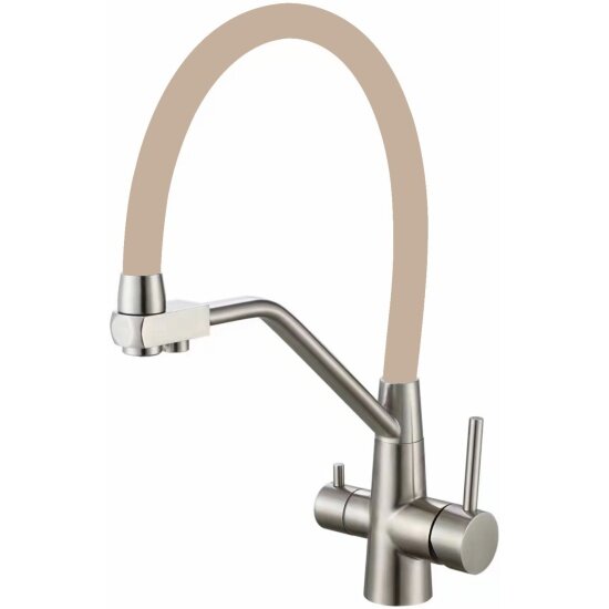 Смеситель для кухни Fmark с подключением к фильтру FS0662-L12, сатин