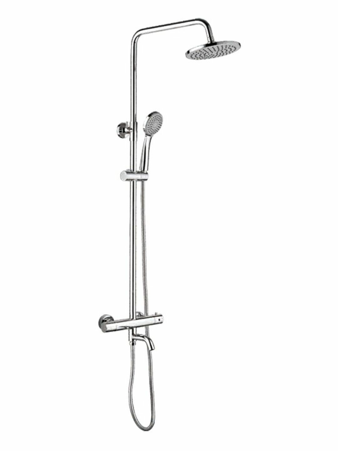 Душевая система с тропическим душем и термостатом Ledeme L2422