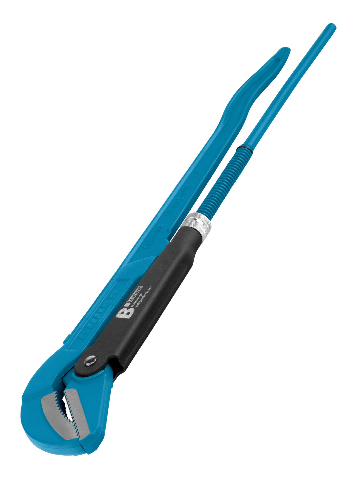 Ключ сантехнический Gross №4, 3", 100 мм макс. раскрытие, тип B, цельнокованый из стали CrV, ключ трубный рычажный 15624