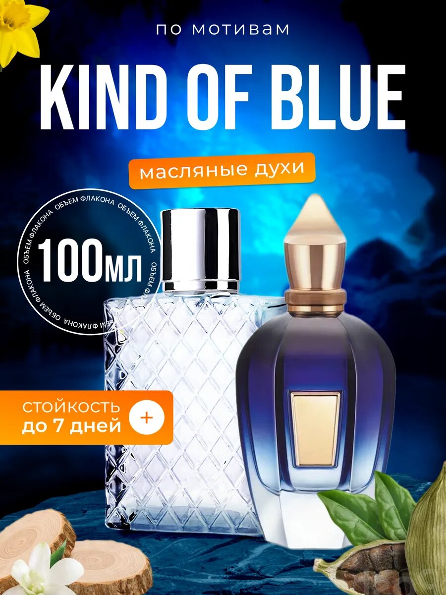Духи масляные по мотивам Kind of Blue Ксерджофф Кинд Блю парфюм мужские женские стойкие