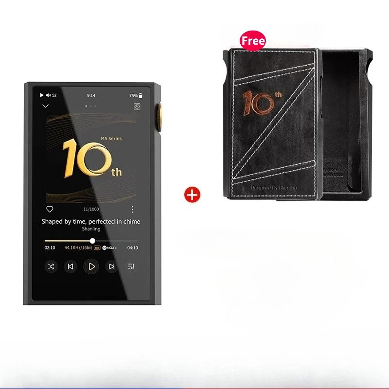 SHANLING M5 Ultra 10th портативный Hi-Fi плеер black and case