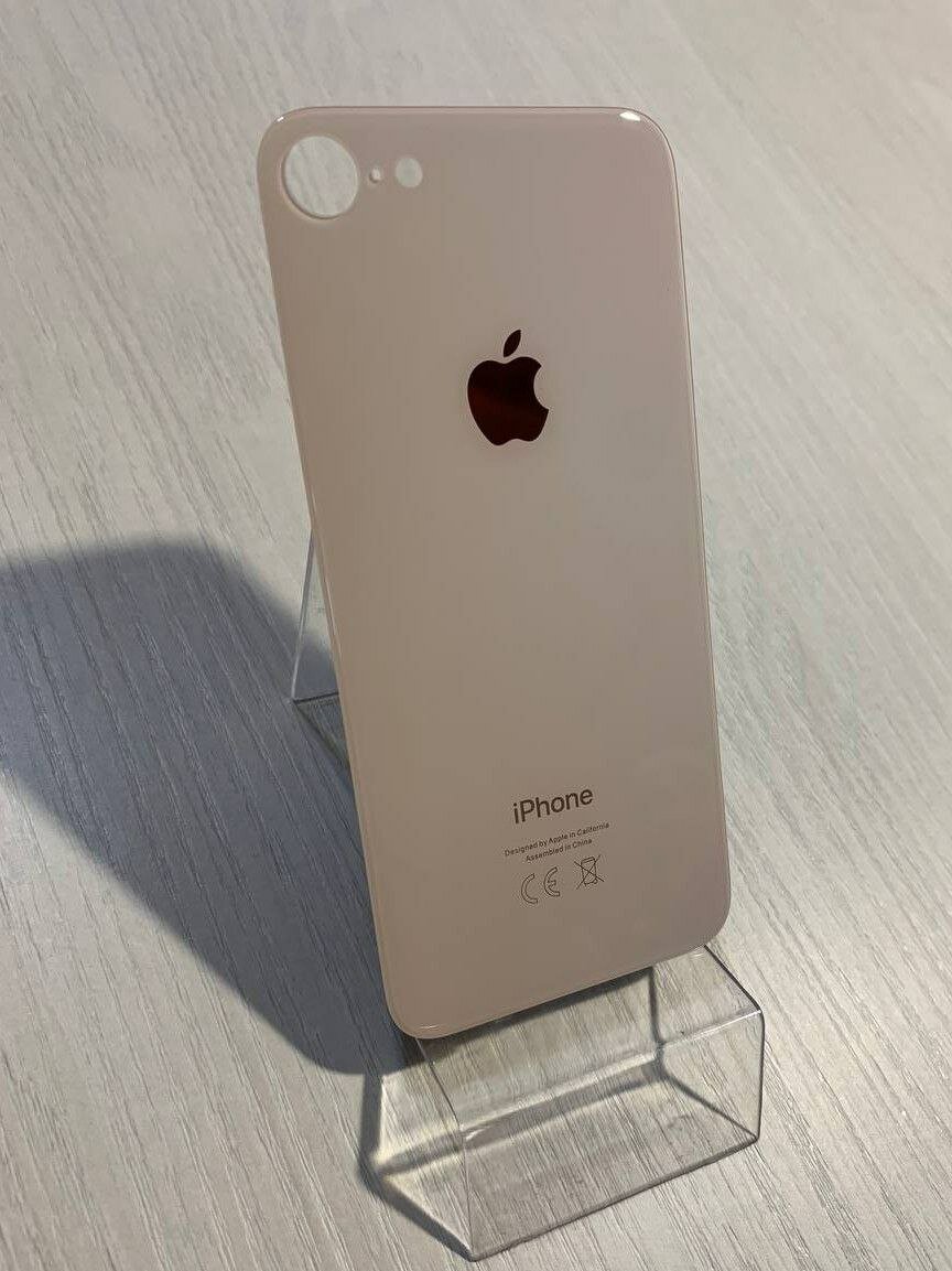 Задняя крышка (стекло корпуса) для IPhone 8, золотая (gold )