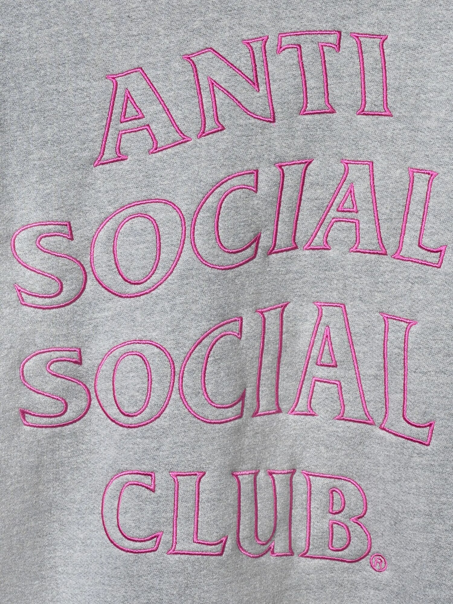 Худи Anti Social Social Club, размер 46, , серый — фото 1