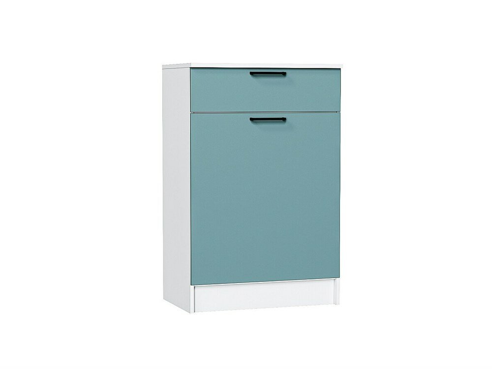 VVT Тумба Стиль ТБ-601 с ящиком Белый, Grey-green In 2S
