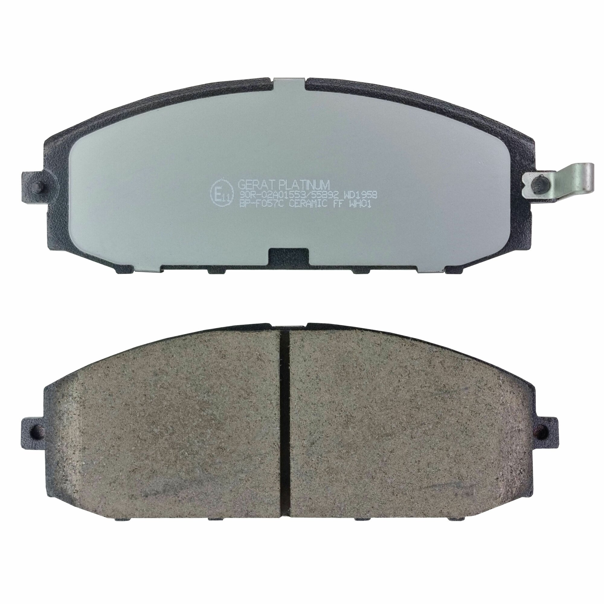 Тормозные колодки Gerat BP-F057C (передние) Platinum