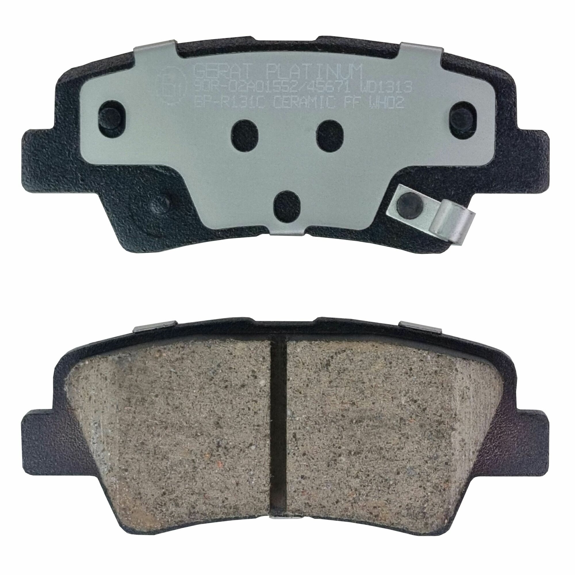 Тормозные колодки Gerat BP-R131C (задние) Platinum