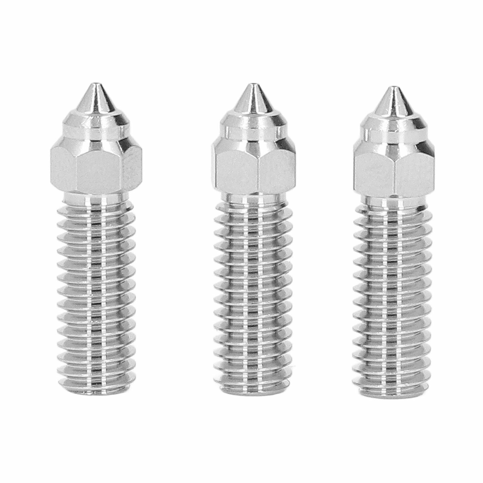 3Pcs 3D Printer Extruder Nozzle 1.75mm M6 High Speed Hotend for Creality K1 1.75/0.4mm