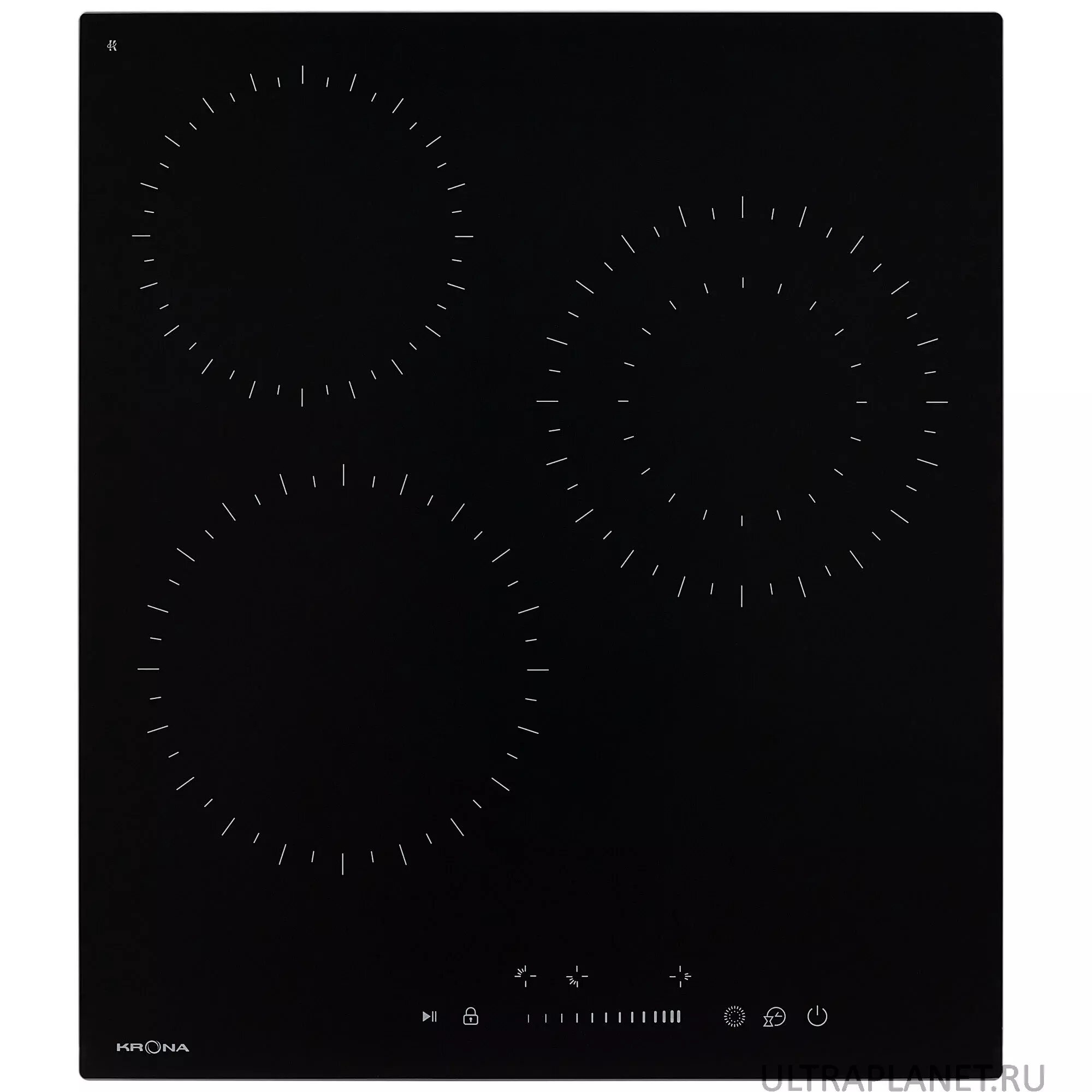 Электрическая варочная панель Krona Zauber 45 BL 1DZTS