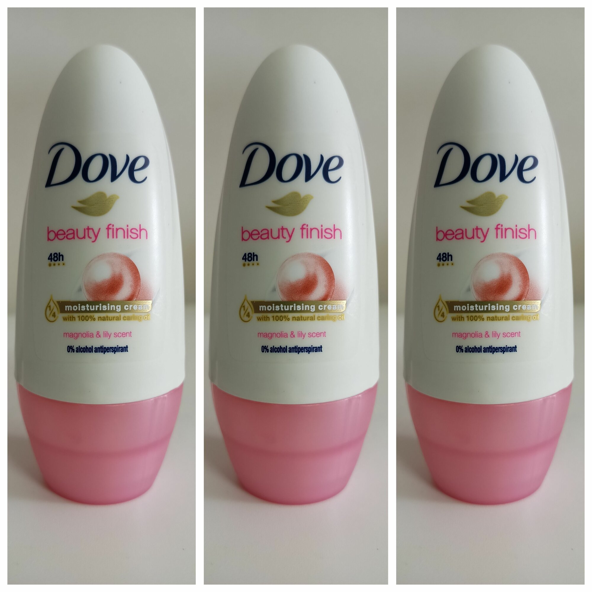 Дезодорант ролик Dove beauty finish 50 мл х 3 шт