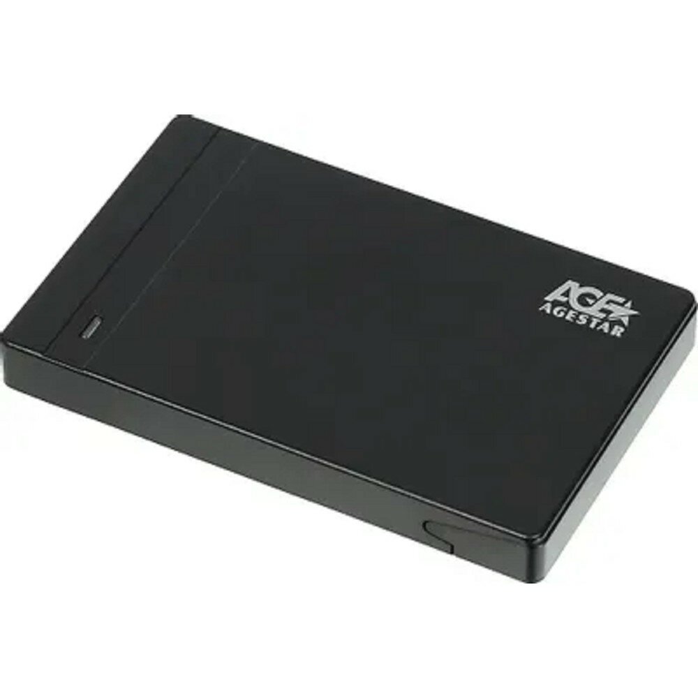 AgeStar Контейнер для HDD 3UB2P3 BLACK пластик, чёрный. UASP USB 3.0 Внешний корпус 2.5" SATAIII HDD SS