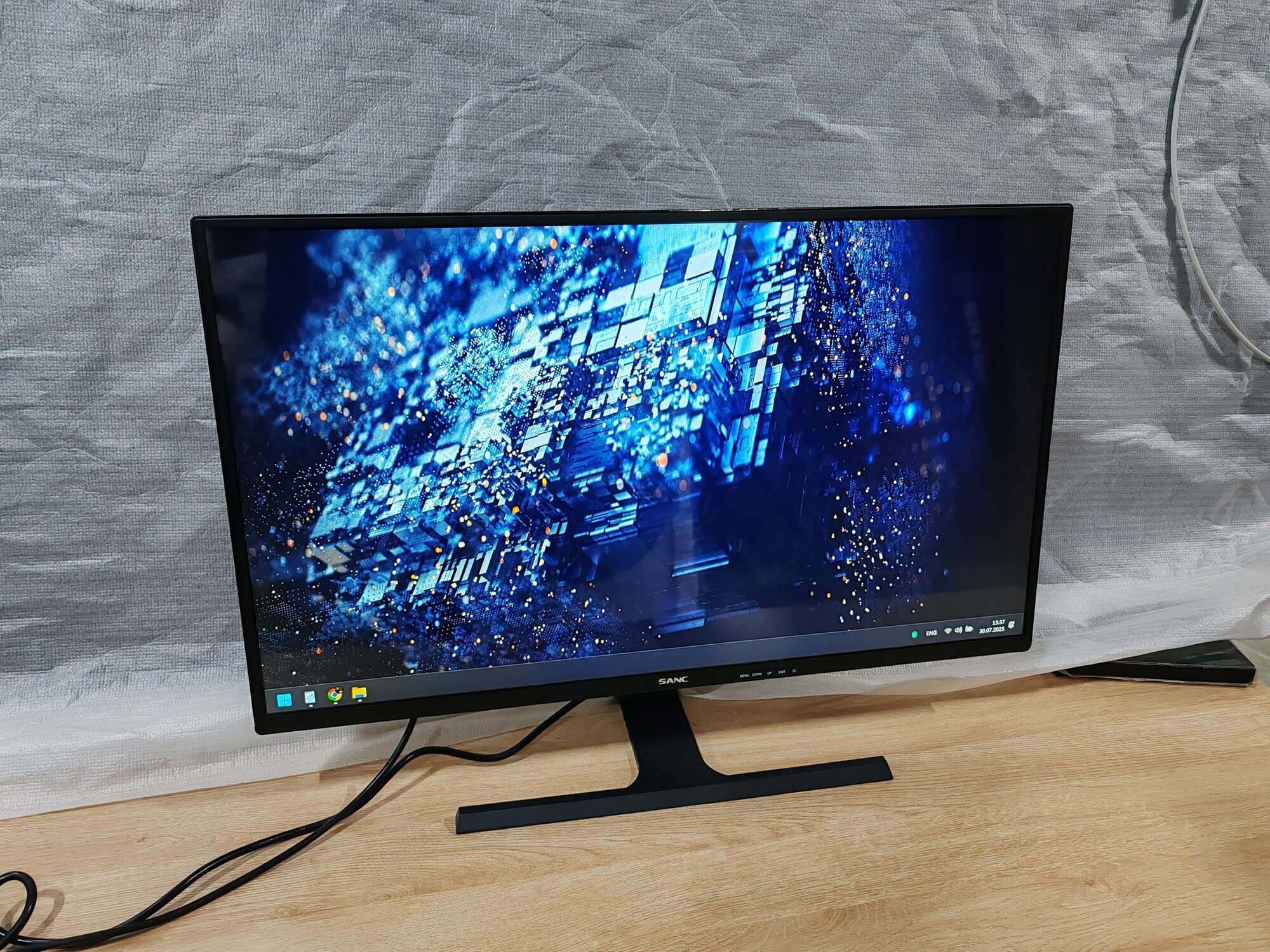 31.5" Монитор SANC N9/3293 (IPS/75Hz), черный, ультратонкий