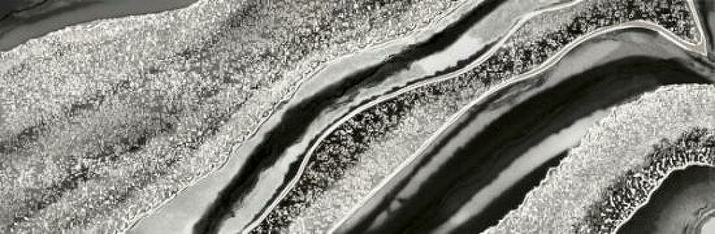 Керамический декор Ceramiche Brennero Excellence 25x75 Глянцевая Черный