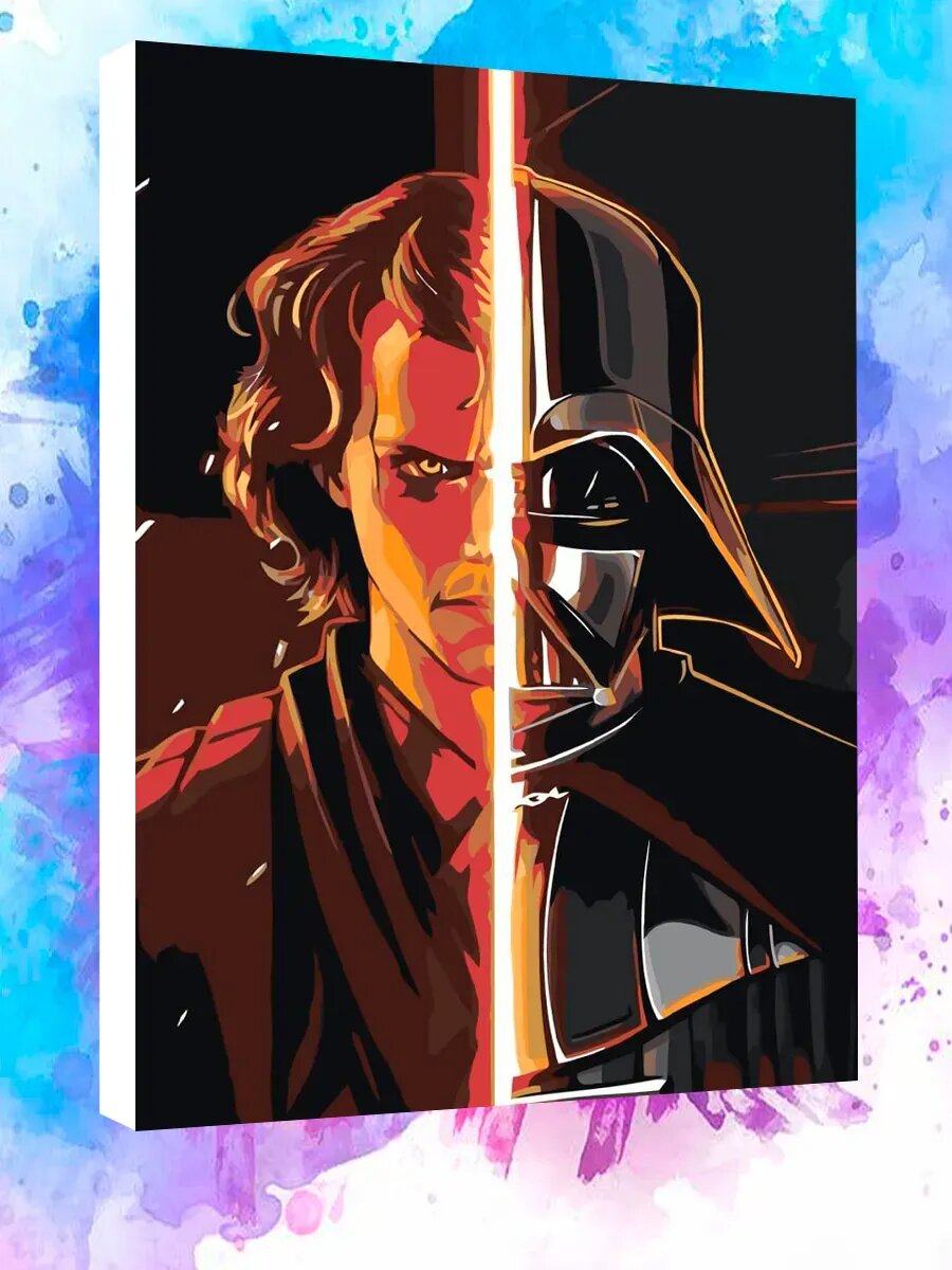 Картина по номерам Звёздные войны STAR WARS Кино