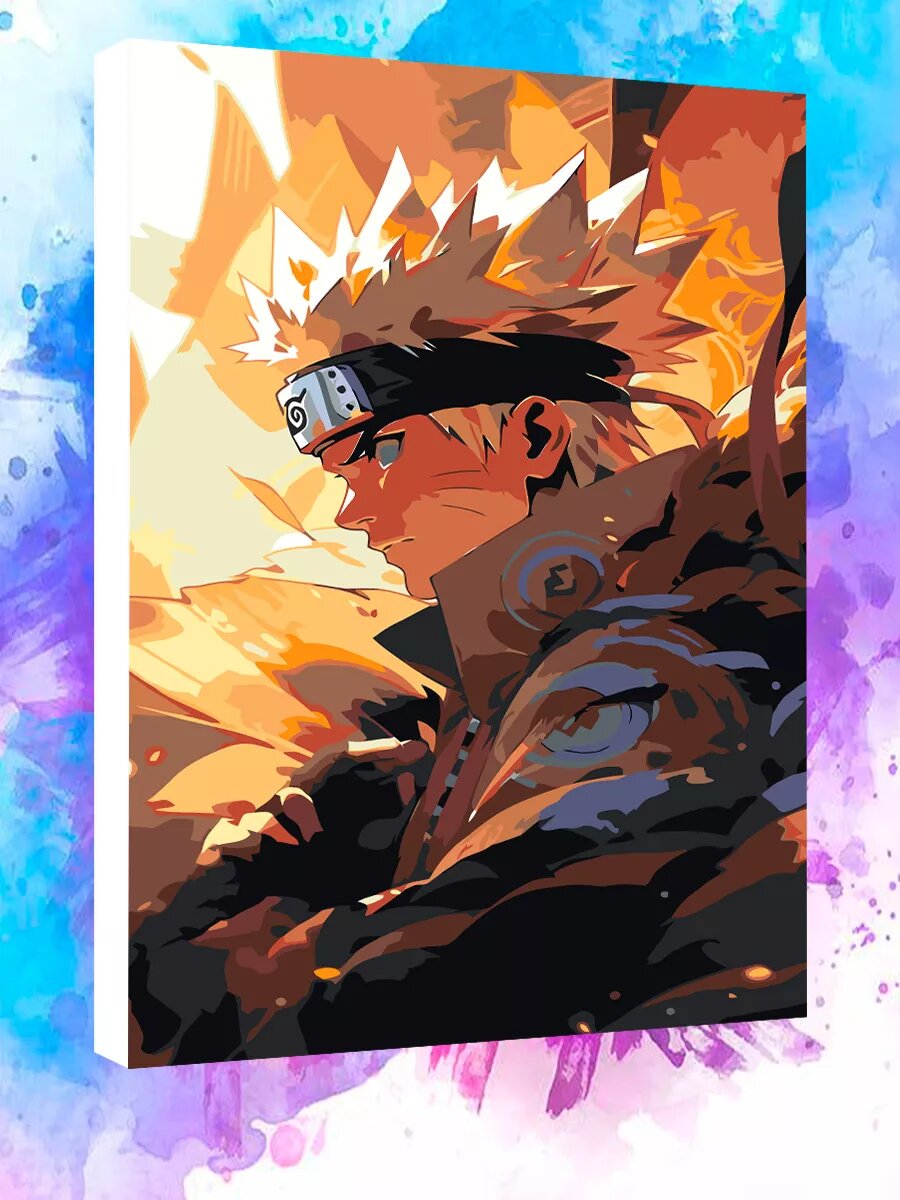 Картина по номерам Наруто Naruto Аниме