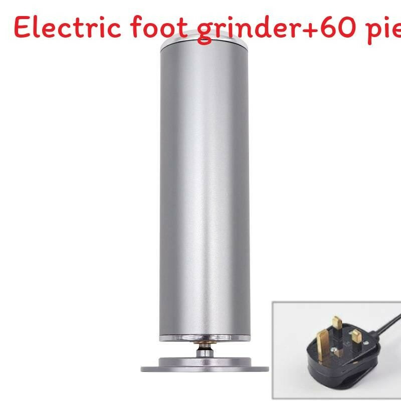 Водонепроницаемый электрический пемзик для ног с регулируемыми настройками и запасными дисками для ухода за ногами и удаления