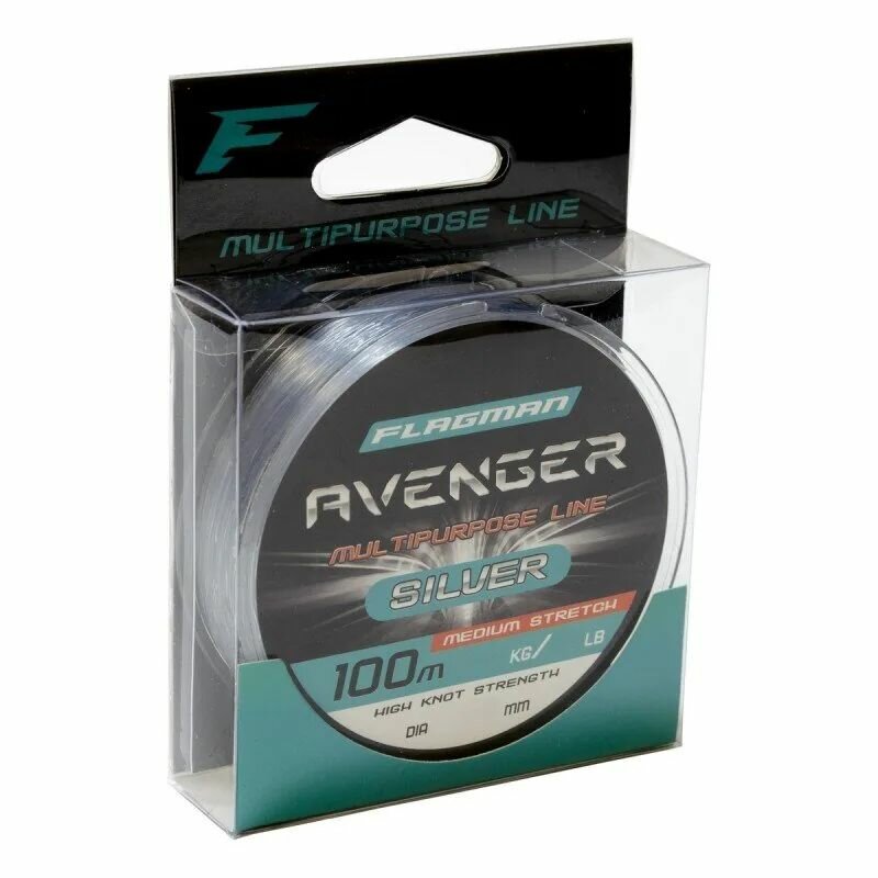 FLAGMAN Леска Avenger Silver Line 100м 0,30мм