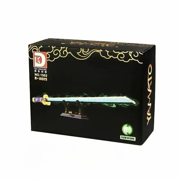 Конструктор 7zToys аниме Меч фиолетовая катана Roronoa Zoro Enma Yamato Ямато