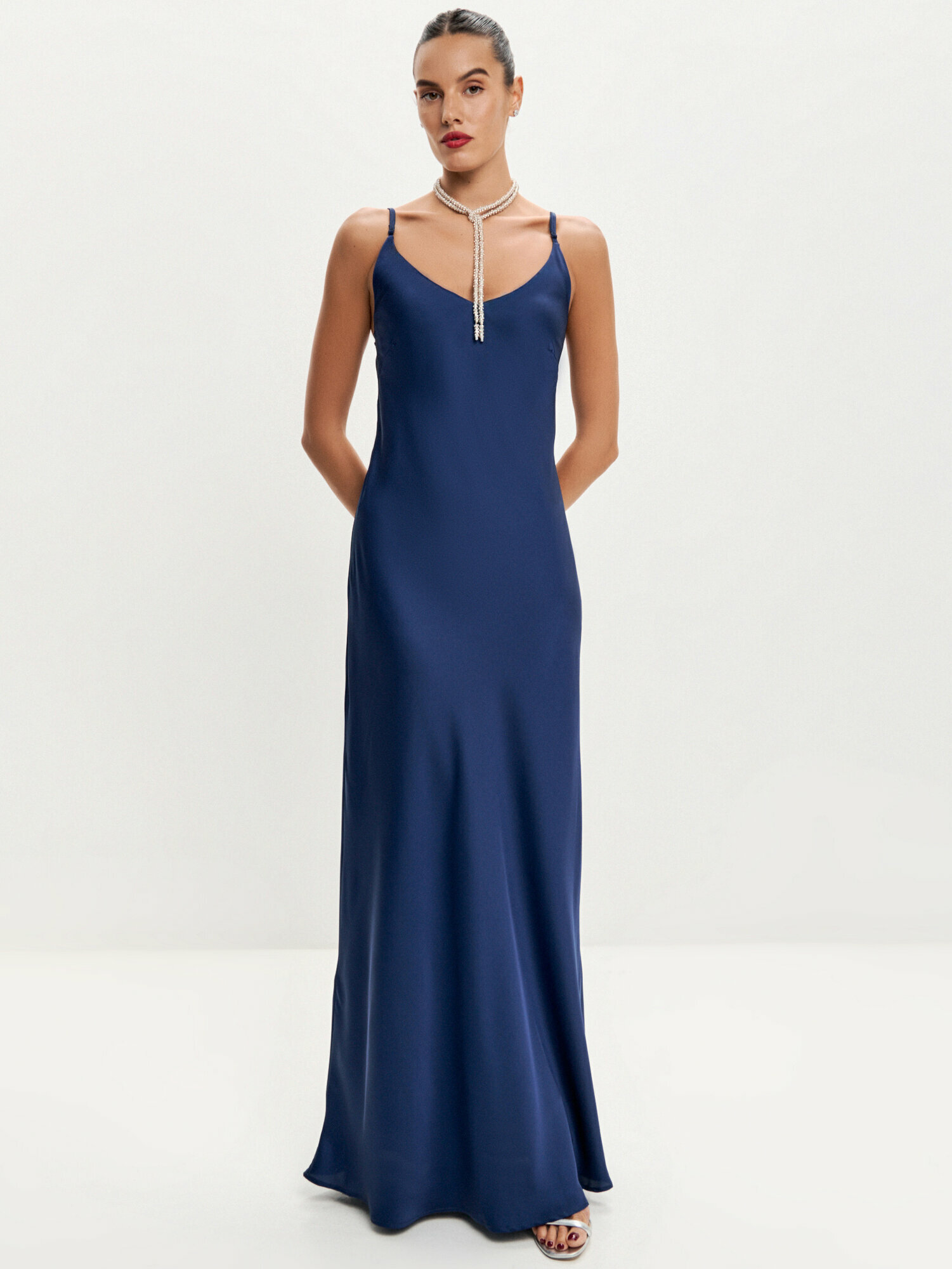 Платье шелковое двойное Muza