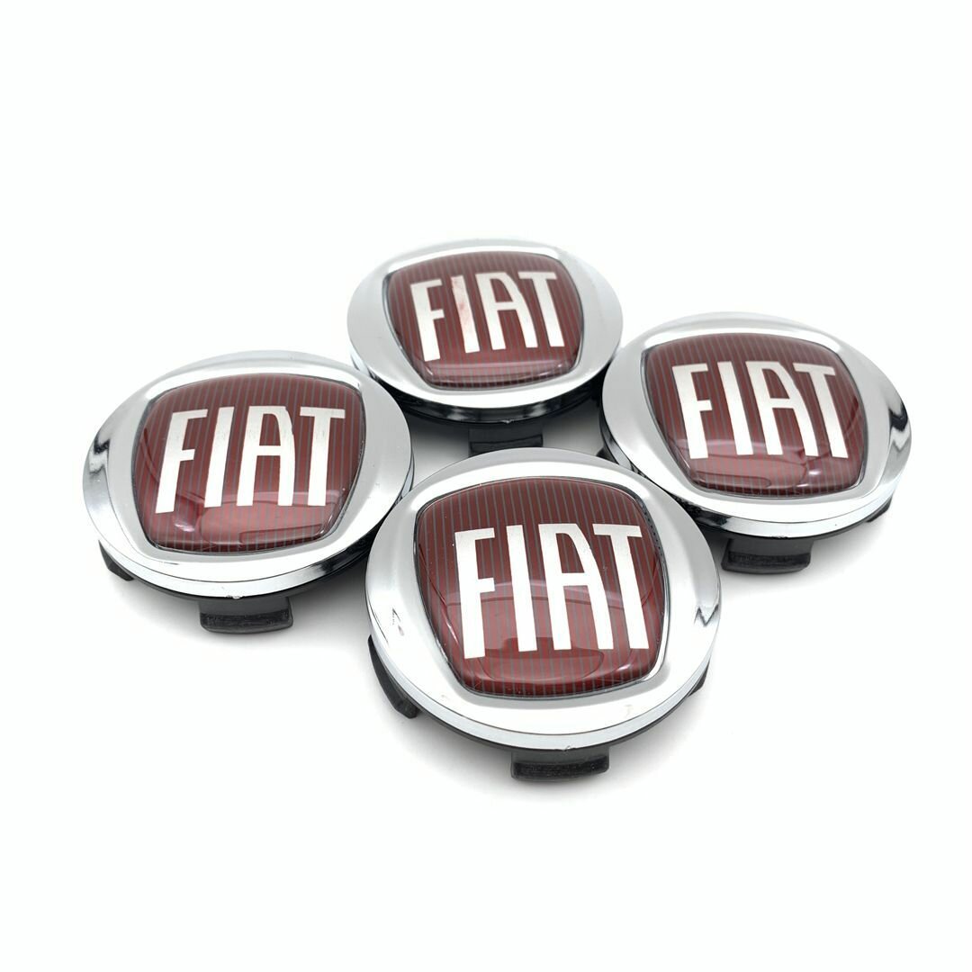 Колпачки, заглушки на литые диски Фиат, FIAT 60/57/11 мм, комплект 4 шт.