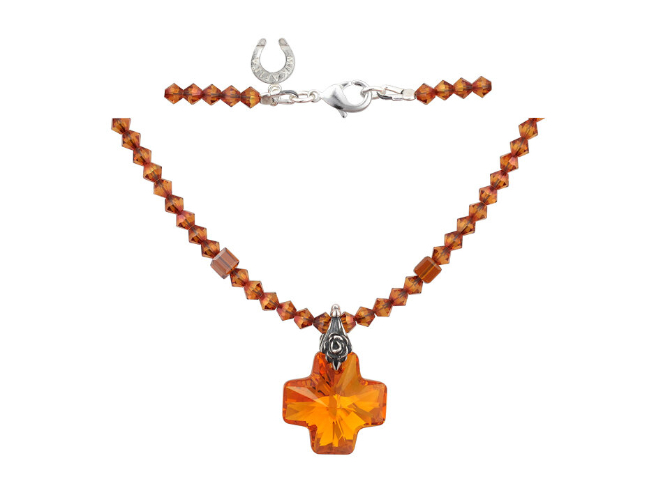 Колье, кристаллы Swarovski