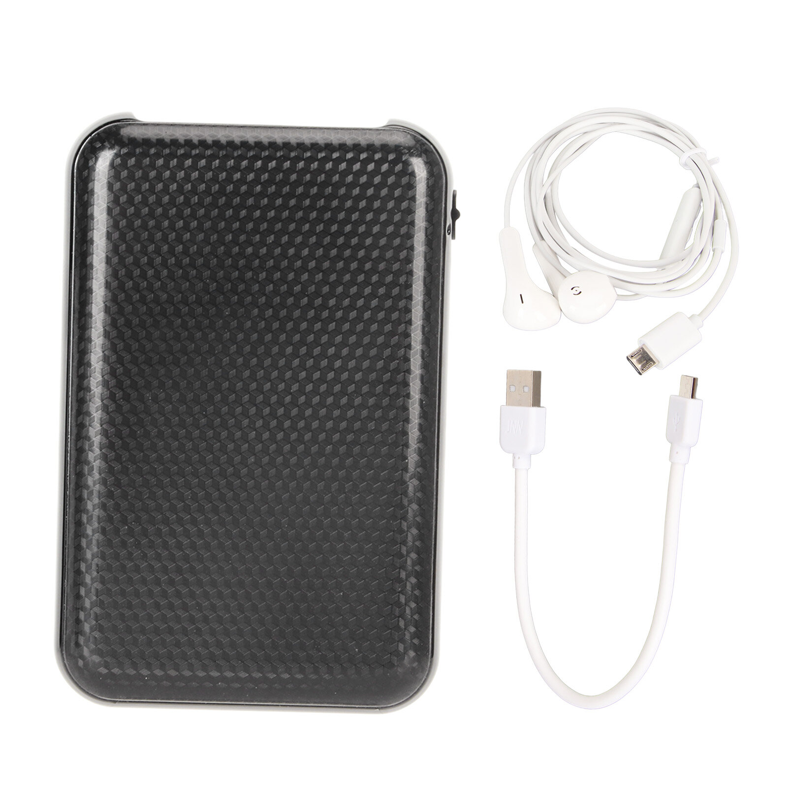 Голосовой диктофон с ИИ, шумоподавлением, 4 ГБ, функциями MP3, Power Bank и флешки.